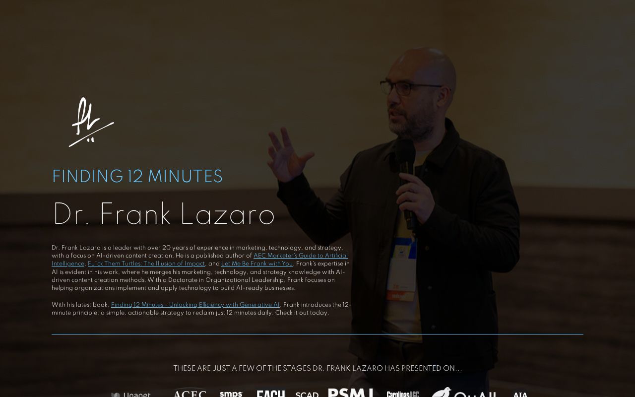 Frank Lazaro - AI Consultant and Training